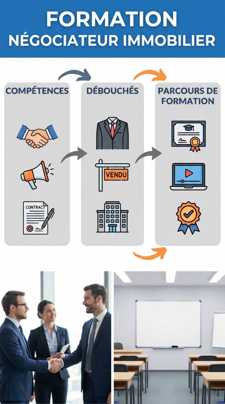 Formation négociateur immobilier : compétences, débouchés et parcours ...